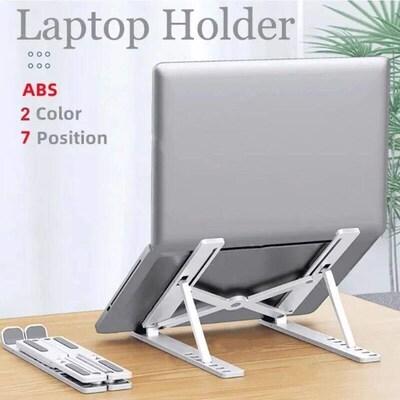 7 Levels Adjustable Laptop Stand  Foldable Portable Notebook