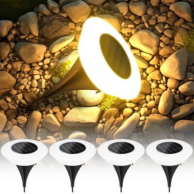 1/4PCS Solar Outdoor Lights 14LED Waterproof Lawn Lamp,360