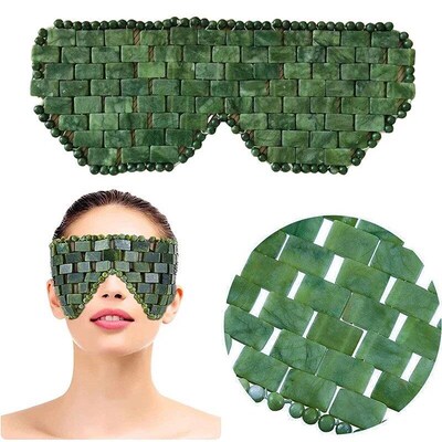 Facial Cooling Mask Jade Eye Mask Alleviate Puffiness Jade S