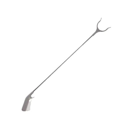 Pregnancy-friendly long-reach grabber for picking up items a