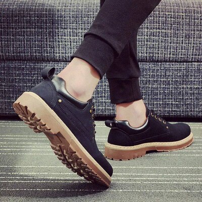 Fashion Mens Leather Shoes England Style Formal Shoes for M