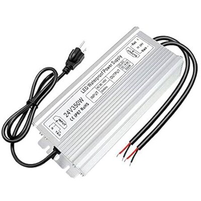 inShareplus LED Power Supply, 24V 350W IP67 Waterproof Ou