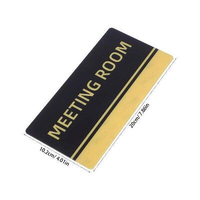 Acrylic Meeting Signage Office Door Decor Signs Clear