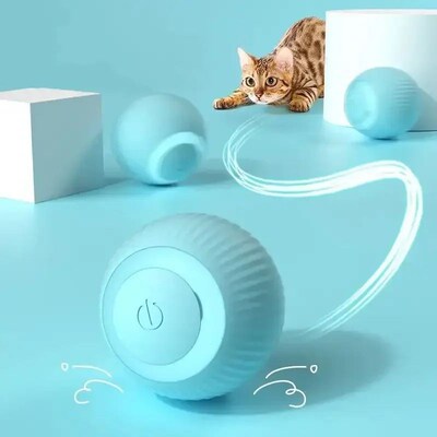 Smart Cat Rolling Ball Toys Rechargeable Cat Toys Ball Motio