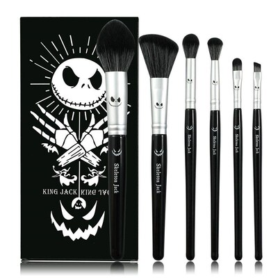 Christmas Eve Fright 6 Black Brushes Jack Skull Makeup Brush