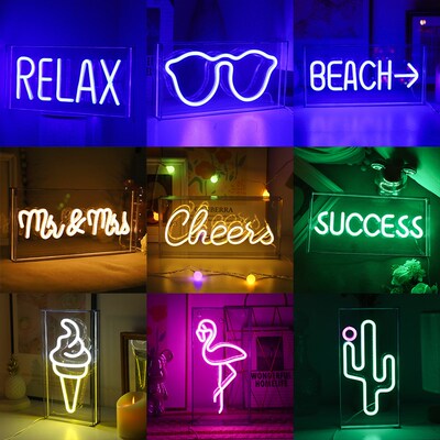 LED Neon Light Wall Art Sign Night Lamp bar Party Neon Lamp