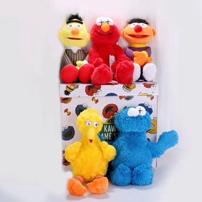 2023 New 30/50cm Sesame Doll Cute Plush Toy Sreet Elmo Cooki