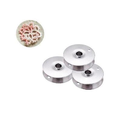 3pcs/lot Industrial Aluminum Bobbins Metal Spools Carft For