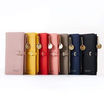 Women Long Wallet Many Departments Female Wallets Clutch Lad