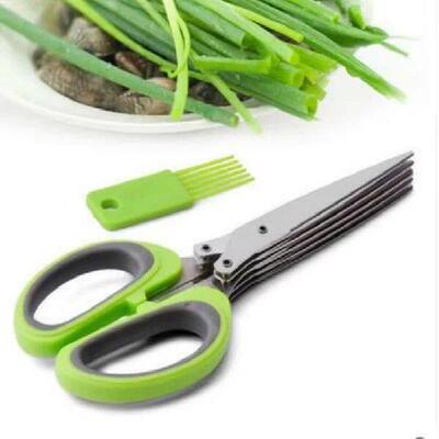 5 Layers Stainless Steel Multilayer Kitchenscissors Chopped