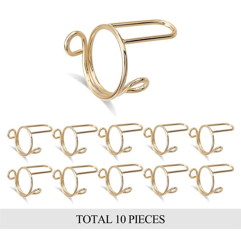 10 Pieces Sets Thin Nail Rings for Ladys Daily Fingertip Pro