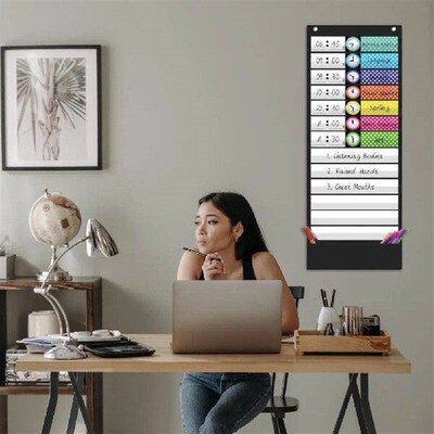 Preschool Pocket Chart Schedule Pocket Chart Versatile