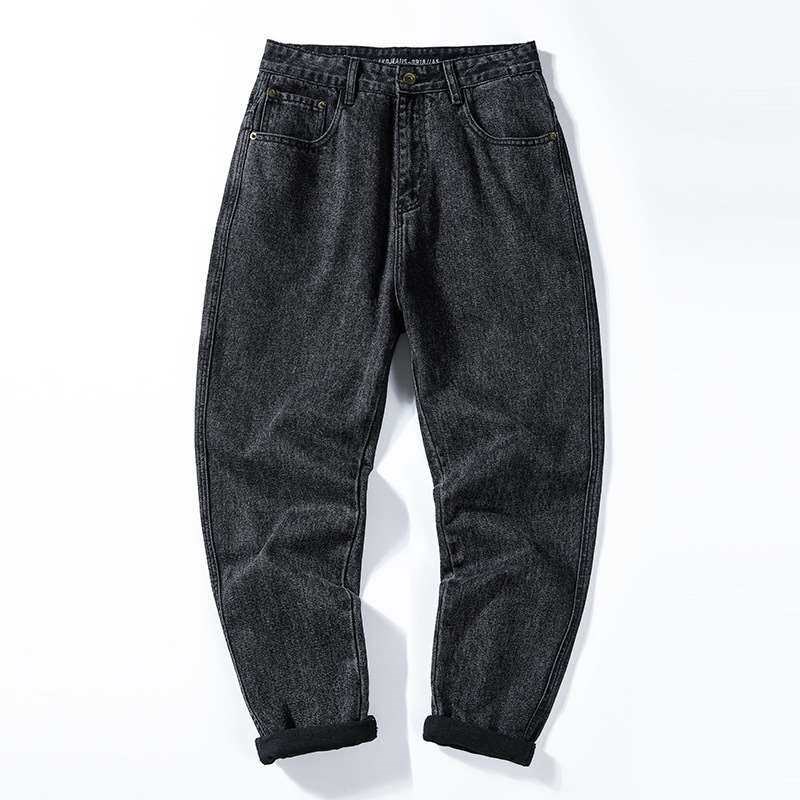 Autumn and Winter New Loose Harlan Jeans Simple Fashion Deni