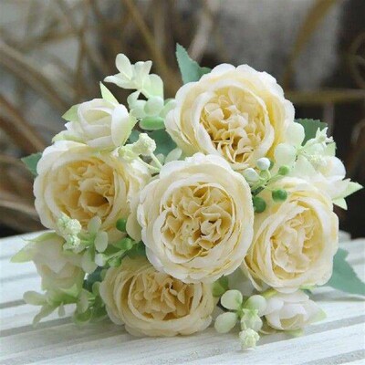 Fake Peonies Decoration Easy-to-maintain Floral Decoration