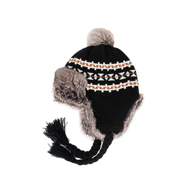 Winter Hat Russian Bomber Hats For Women Men Warm Snow Hat W