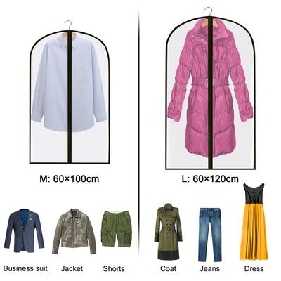 5/10Pcs Dustproof Cloth ver Bags Clothes Hanging Garment Dre