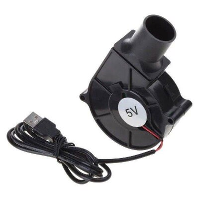 USB Powered BBQ Fan 7cm Portable Blower with Speed for