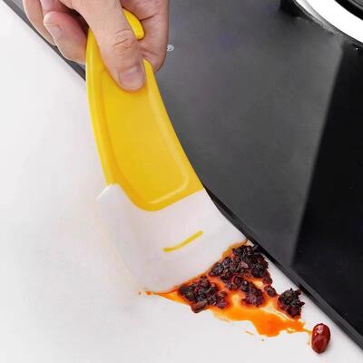 New silicone spatula for cleaning pot bottoms, heat-resistan