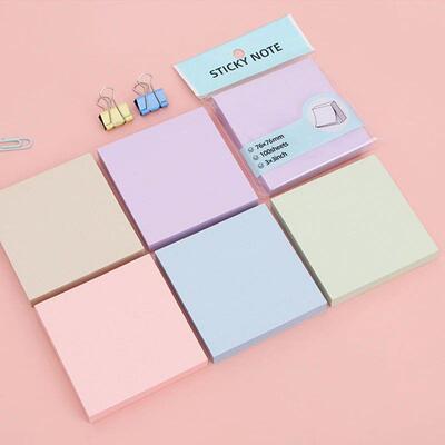 100Sheets Sticky notes Pads Posits Stationery Paper Stickers