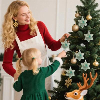 christmas tree Decorations Festive Friendship 2D Flat Acryli