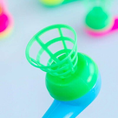 10PCS Childrens Outdoor Toy Hanging Blowpipe Blowing Game S