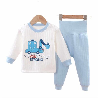 Childrens Thermal Underwear High Waist Belly Protecting Sui
