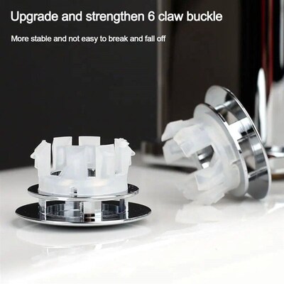 Sink Overflow vers Trim Ring Cap Kitchen Bathroom Sink Batht