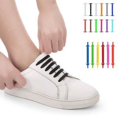 2024 New Silicone Elastic Shoelaces No Tie Shoelace Lacing K