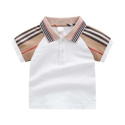 Summer Boys Girls  Shirts Girls Boys Cotton Breathable Tops