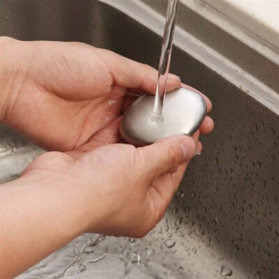 Stainless Steel Soap Kitchen Bar Odor Remover Deodorize Gadg