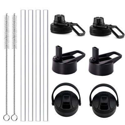 Replace Straw Flip Lid Flex Cap for Hydro Water Bottle Flask