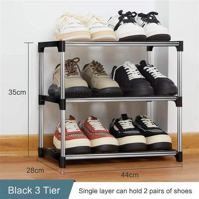 3F Shoe Rack Multi Layered Space Saving Freely Combined Mode