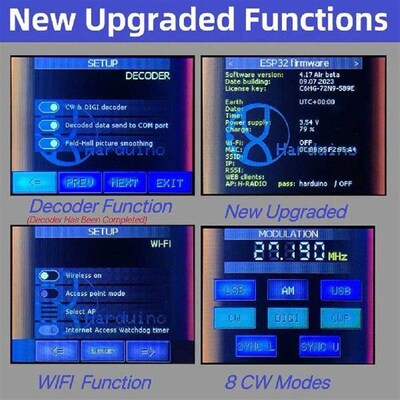 SI4732 ATS-25 Max-Decoder ALL Band Radio Receiver Version