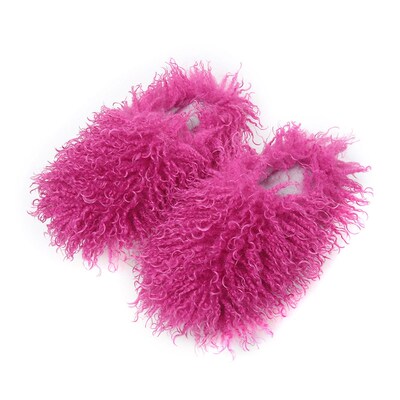 Furry Slippers To Keep Women Warm At Home Baotou Imitation T