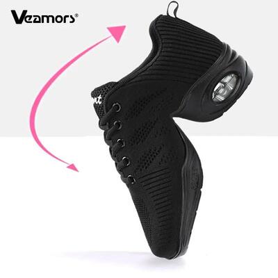 Women Dance Shoes Jazz Ballroom Dancing Comfortable Lady PU