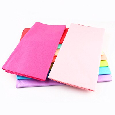 10Sheets/bag Tissue Paper Flower 50*66cm Gift Packaging Home