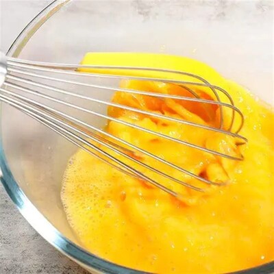 Silicone Scraper Egg Cream Butter Whisk Kitchen