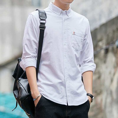 Mens Short-sleeved Shirt Summer New Casual Shirt Mens Yout