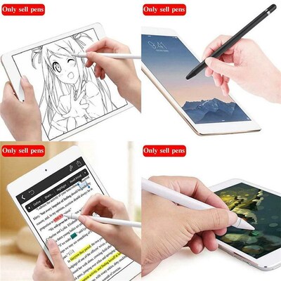 Thin Capacitive Touch Screen Pen Stylus For iPhone iPad Sams