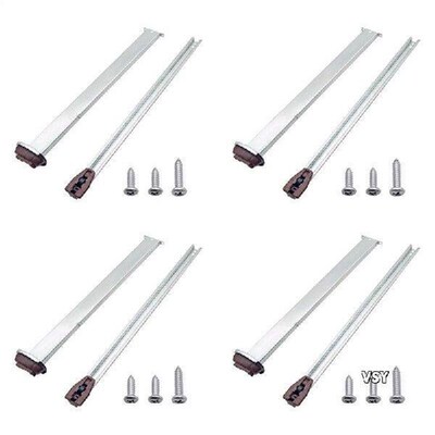 4X Metal Drawer Slide For Various Dressers And Nightstands,