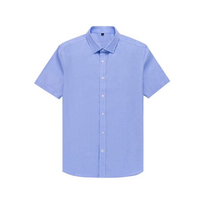 White Shirt Mens Short-sleeved Non-ironing Business Slim Fi