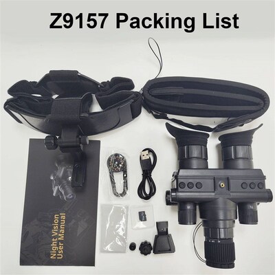 Z9157 Binocular Monocular with Tactical Light, Supports Head