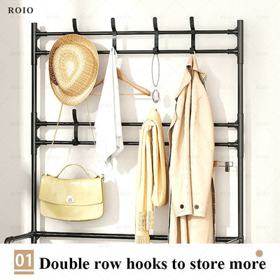 Multi-ayer Shoe Rack DIY Clothes Hanger Coat Rack Storage Cl