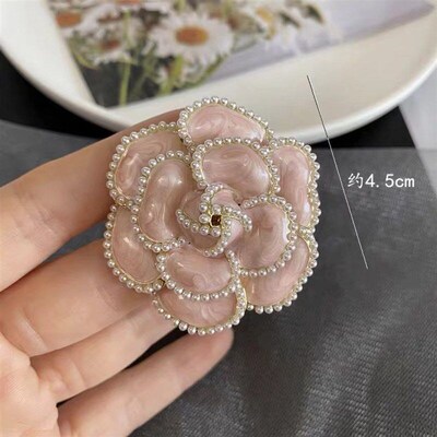 Camellia Pearl Brooch Accessory HighEnd Blazer Brooch Versat