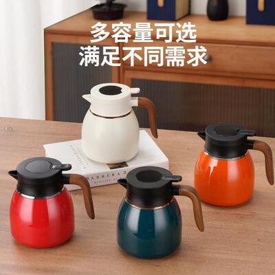 新款316不锈保钢茶壶大焖容量家用温壶茶77217分离办公泡茶水壶