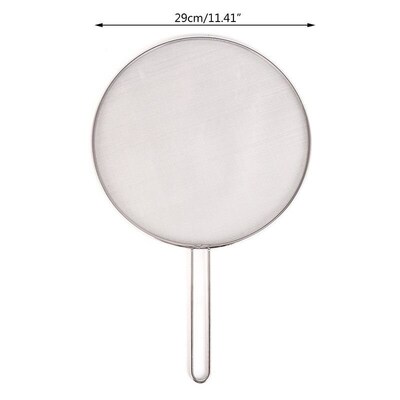 1pcs 25/29cm/33cm Stainless Steel Splatter Screen Mesh Pot