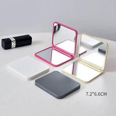Double-Sided Makeup Mirrors Women Portable Cute Handheld Min