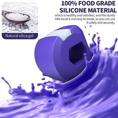 Food-grade Silica Gel Jaw Exercise Line Ball Muscle Trainin