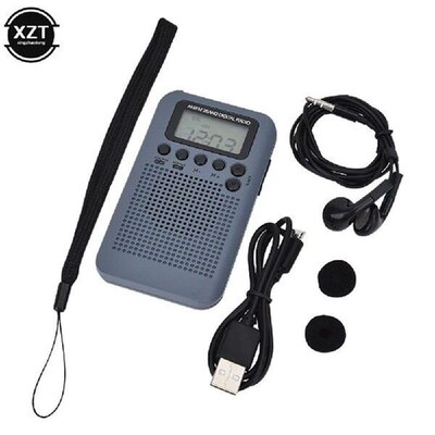 Hrd-104 Pocket Am Fm Radio LCD Digital Radio-frequency