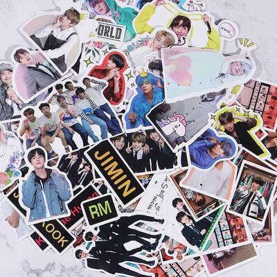 KPOP Bangtan Boys Stickers Diary Calendar Album Scrapbookin